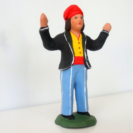 Santon Le Ravi 8 / 9cm - Santons Saurel