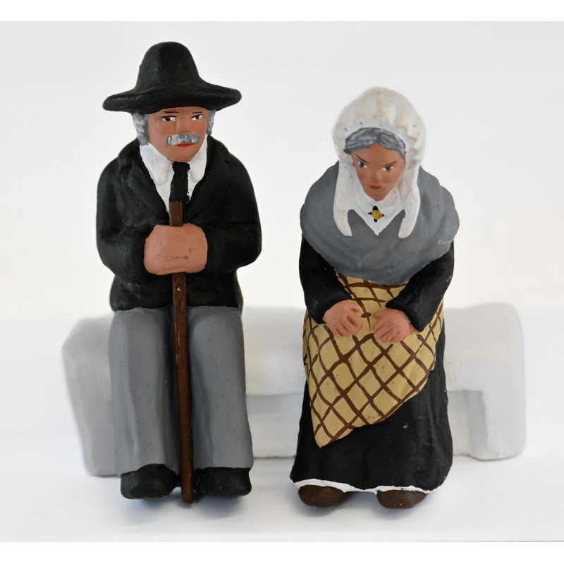 Santon le papet - Santons Saurel